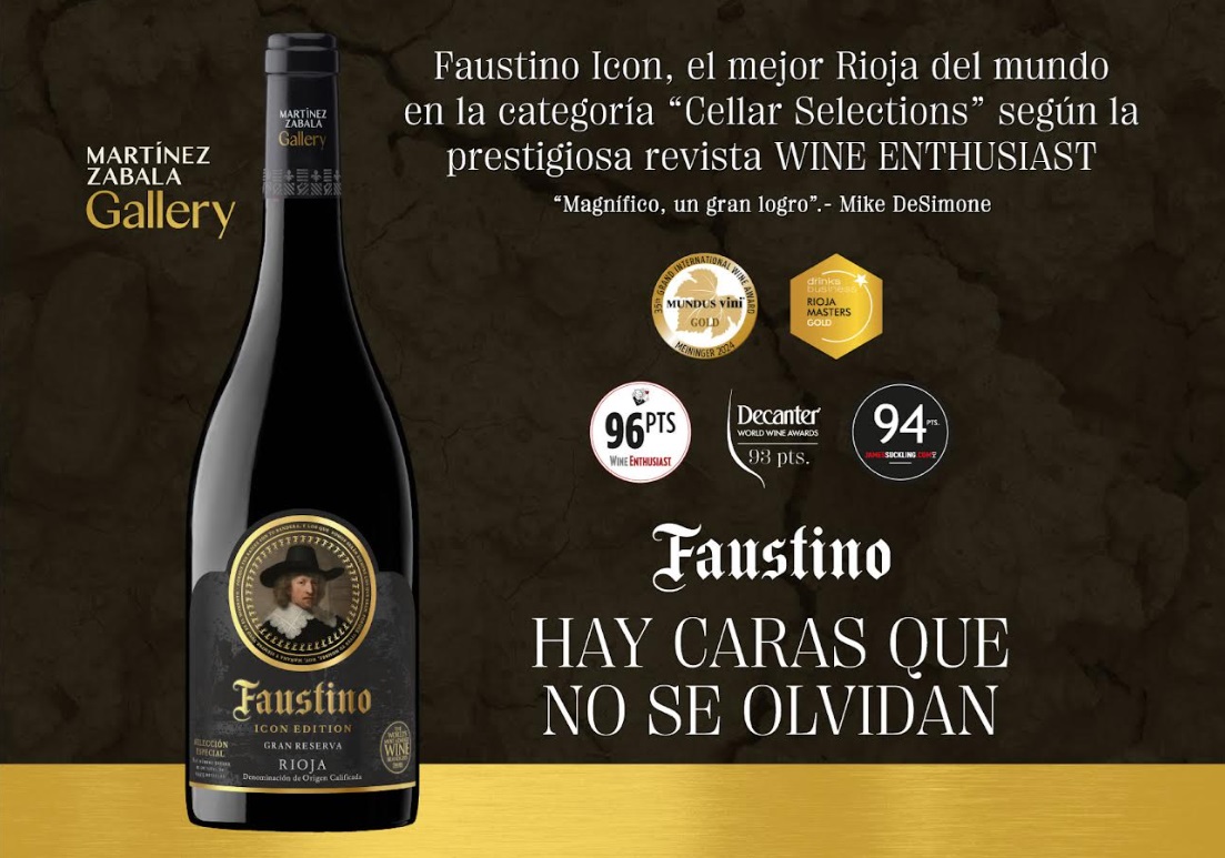 FAUSTINO ICON 2017 ES EL ÚNICO RIOJA PRESENTE EN EL TOP 20 DE LA ...